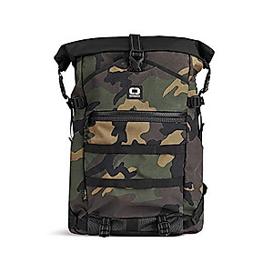 OGIO ALPHA Convoy 525r Rolltop Backpack, Woodland Camo