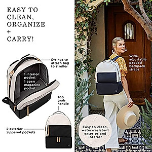 Petunia Pickle Bottom Axis Backpack | Baby Bag | Diaper Bag Backpack | Baby Bottle Bag for Parents | Stylish Baby Bag Organizer| Sophisticated & Spacious Backpack for On The Go | Disney's Playful Pooh