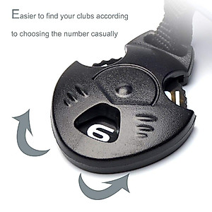 GOOACTION USA Golf Club Hybrid Headcover American Stars and Stripes Flag Synthetic Leather Patriotic Head Covers Protector