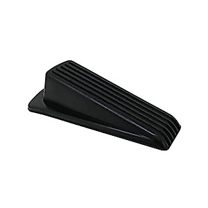Shepherd Hardware 8934E 8934 Heavy Duty Rubber, Black, 2 Pack Door Wedge, 2-Pack