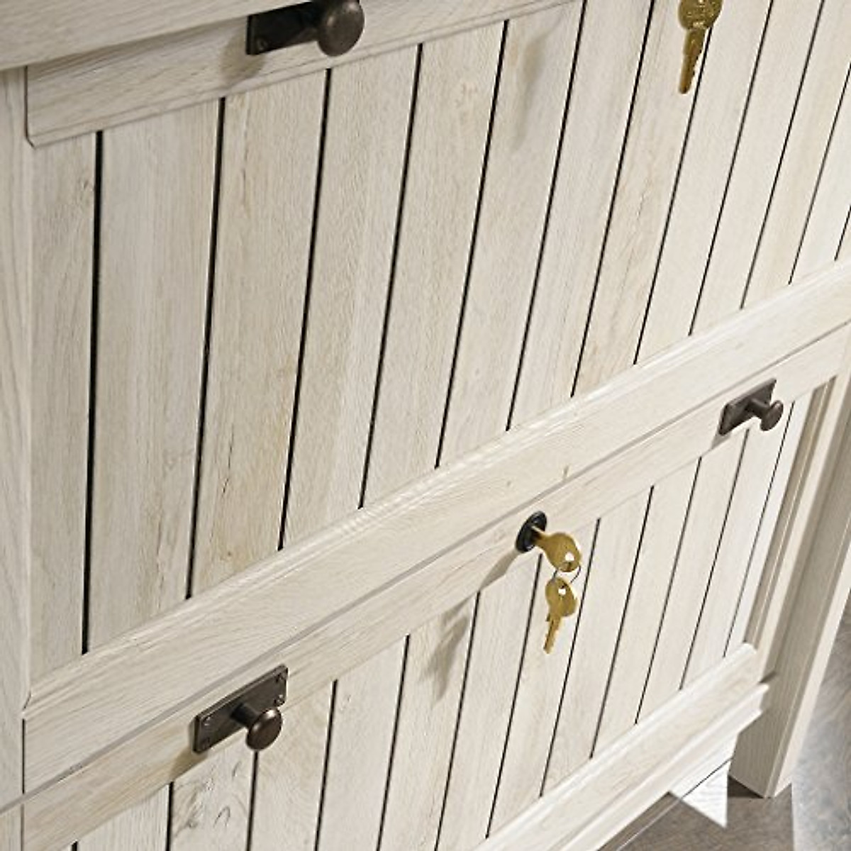 Sauder Costa Lateral File, Chalked Chestnut finish