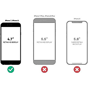 OtterBox Commuter Series Case for iPhone SE 3rd Gen (2022), iPhone SE 2nd (2020), iPhone 8, iPhone 7 (NOT Plus) - Non-Retail Packaging - Black