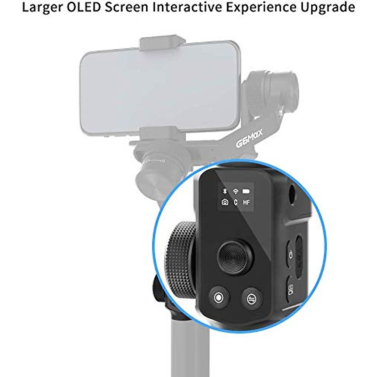 FeiyuTech G6 Max 3-Axis Handheld Gimbal Stabilizer (G6 Plus Upgrade Ver) for Mirrorless Camera Like Sony a7 w/Short Lens,Action Camera Gopro,Smart Phone iPhone 11 Pro Max 8,1.2Kg Payload,Splash Proof