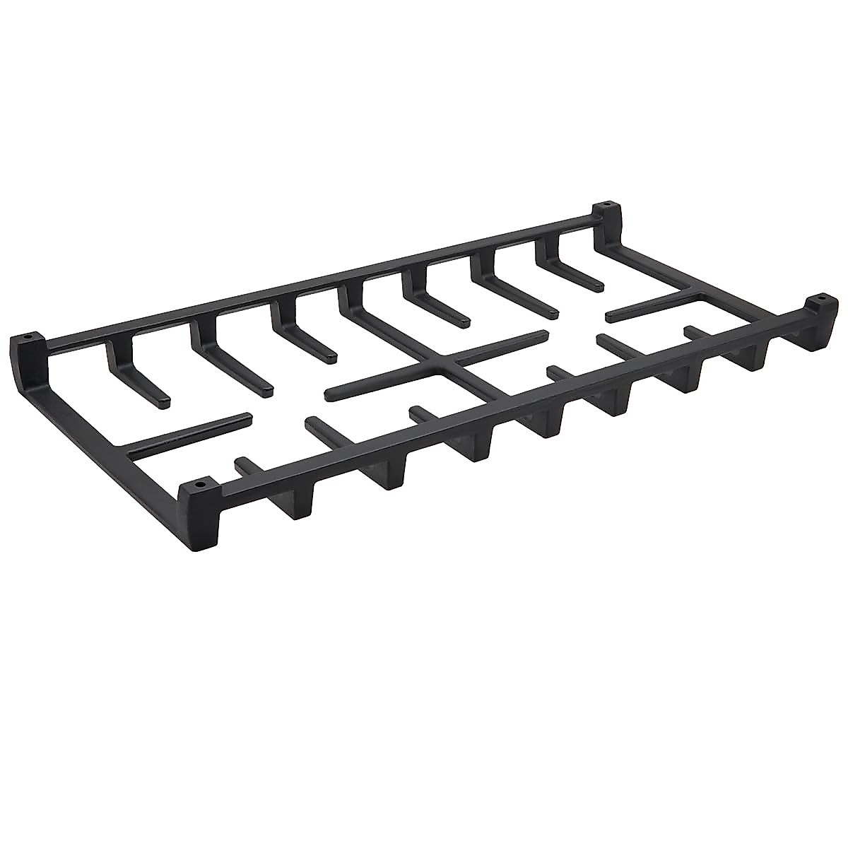 Siwdoy WB31X27150 Range Surface Burner Grate, Center Grate Compatible With GE Stove Replaces WB31X24737, Cast Iron Rack Matte Black Finish