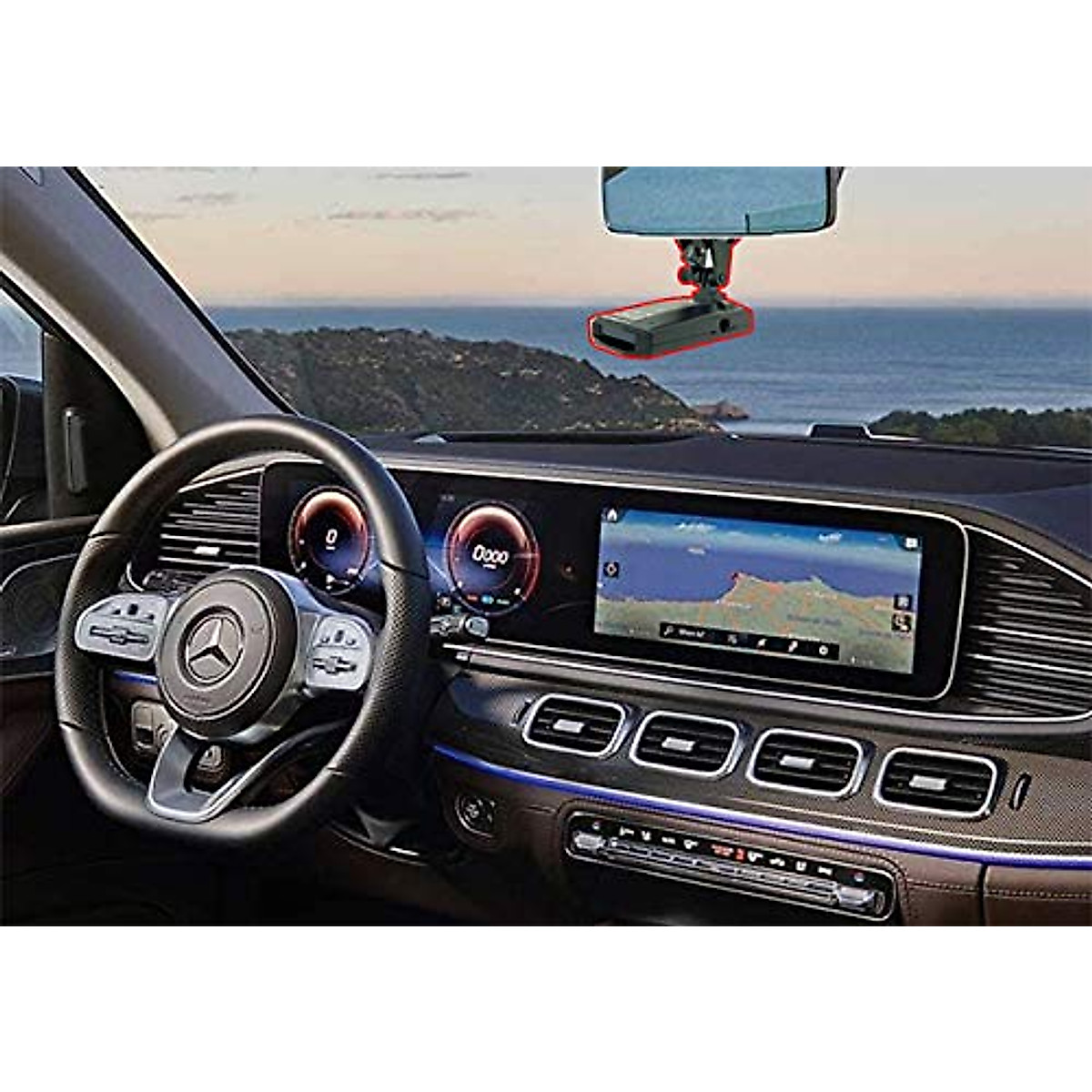 LycoGear Strong Suction Mount w/Magnetic Cradle for Escort IX IXc Max 3 Max360C /Year 2020 Max 360 Redline EX Beltronics GT360 Cobra DualPro Radar Detectors (EZ MAGnet dock compatible) (Suction Mount)