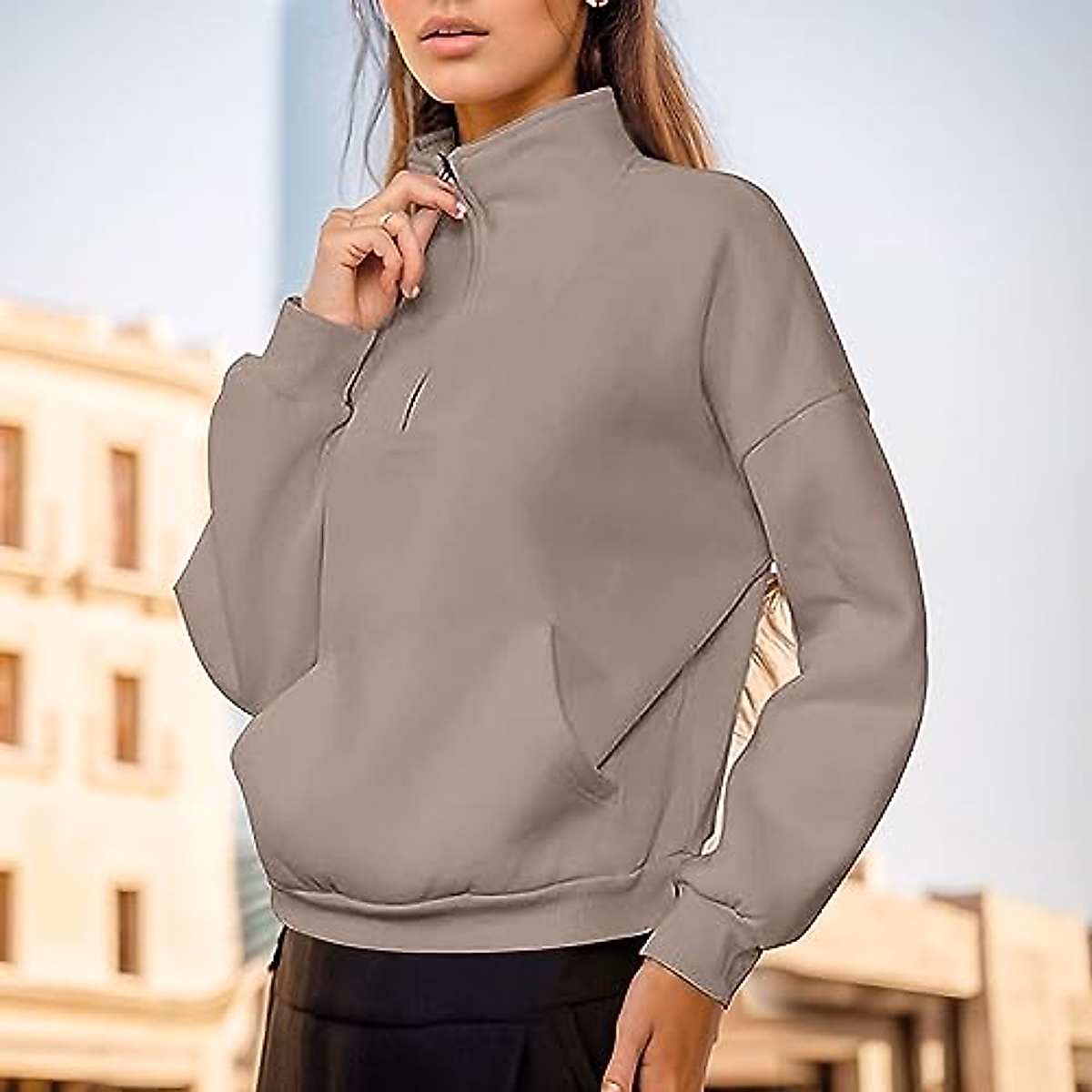 Women Denim Jacket Pearl Earrings for Women Funny Letter Print Sweaters for Women Cardigan Open Front Womens Sweatpants Flowy Plain Relaxed fit Tshirts Kawaii Hoodie Waffle Knit Dress