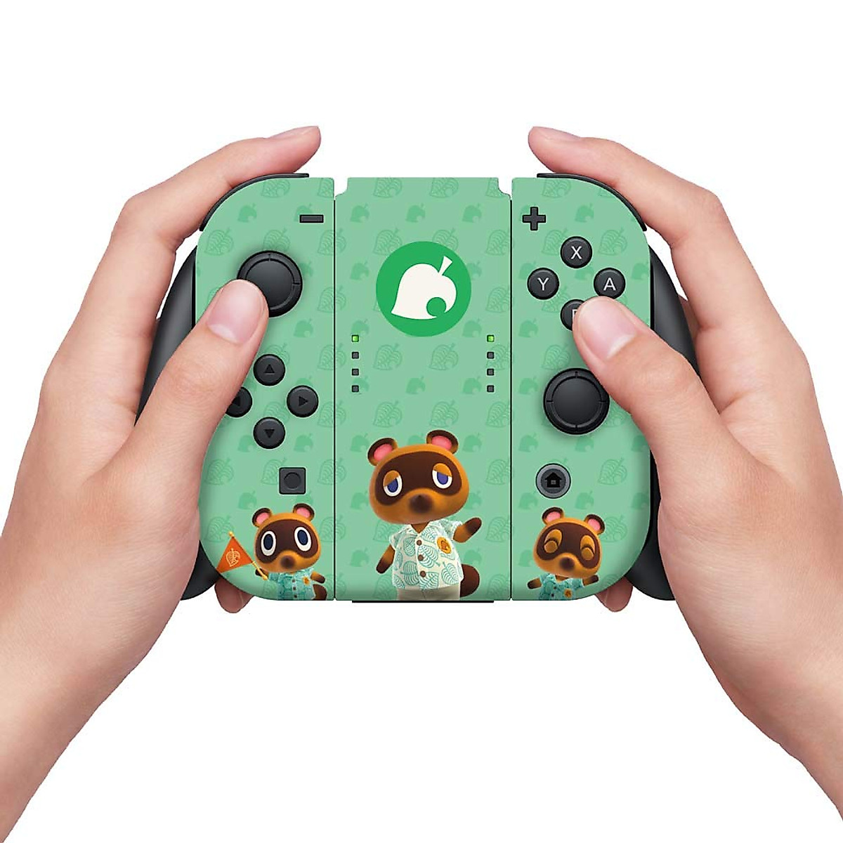 Controller Gear Aunthentic & Officially Licensed Animal Crossing: New Horizon - "Tom Nook & Team" Nintendo Switch Skin Bundle