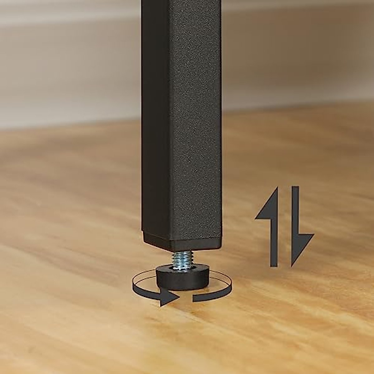 HOOBRO Tall Side Table, Nightstand, End Table with Drawer and Storage Shelf, Industrial End Telephone Table, for Study, Bedroom, Space Saving, Greige and Black BG71BZ01
