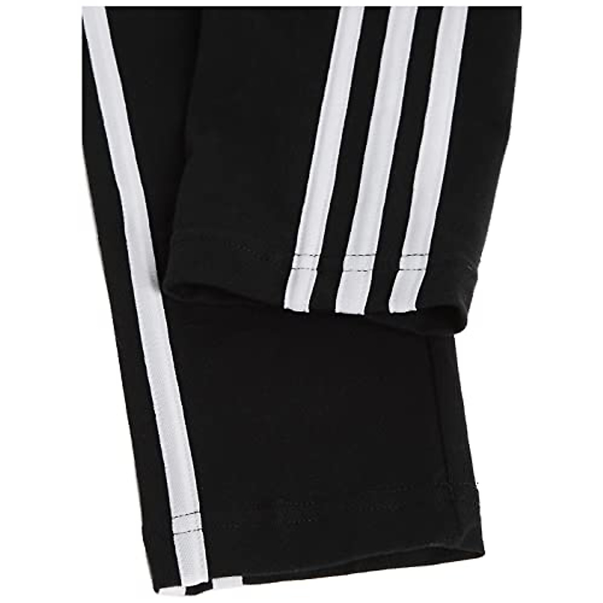 adidas Women's Essentials 3-stripes Leggings, Black/White, Large