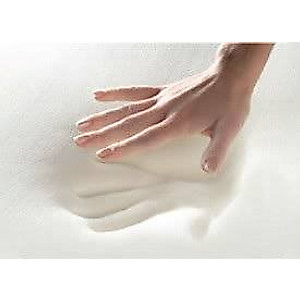 Queen Size 3 Inch Thick, 4 Pound Density Gray Visco Elastic Memory Foam Mattress Pad Bed Topper. Made in the USA