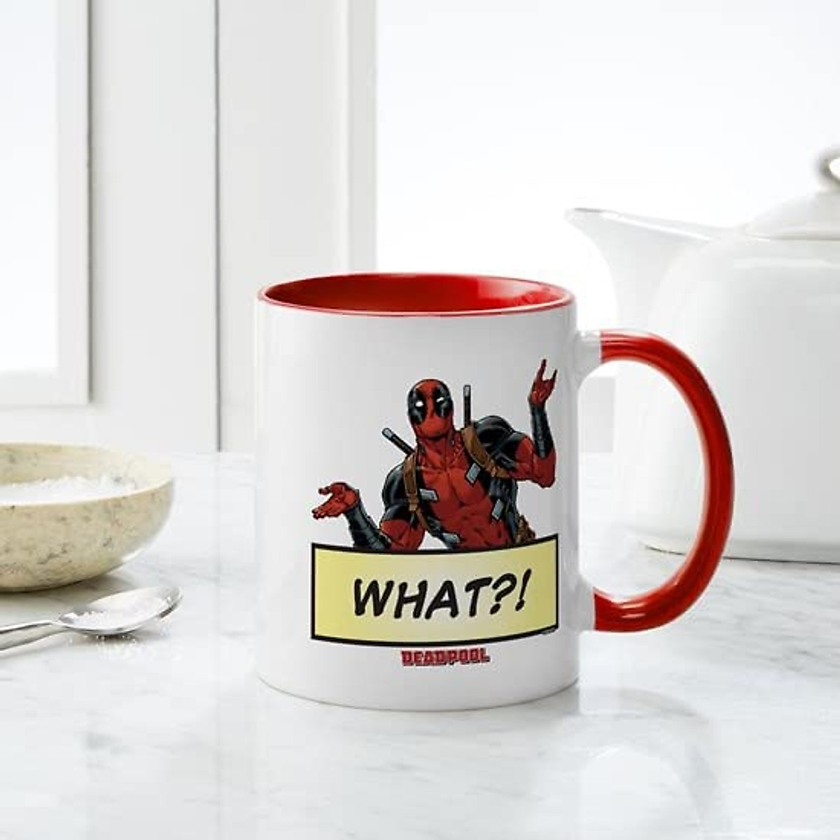 CafePress Deadpool What Ceramic Coffee Mug, Tea Cup 11 oz