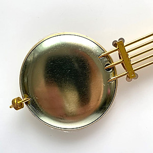 GNSN 1X Traditional Gold Wall Clock Pendulum Movement DIY Replacement Part Repair Kit Retro