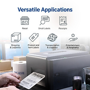 TSC - B01MUHDV6B TE200 Desktop Direct Thermal Barcode Printer - 4.25", 203 dpi
