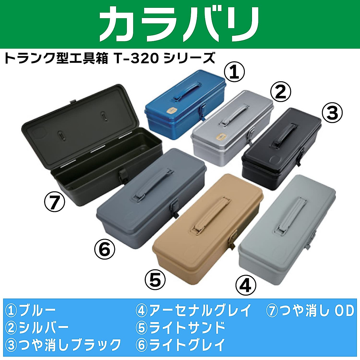 TRUSCO Trunk-Style Tool Box T-320