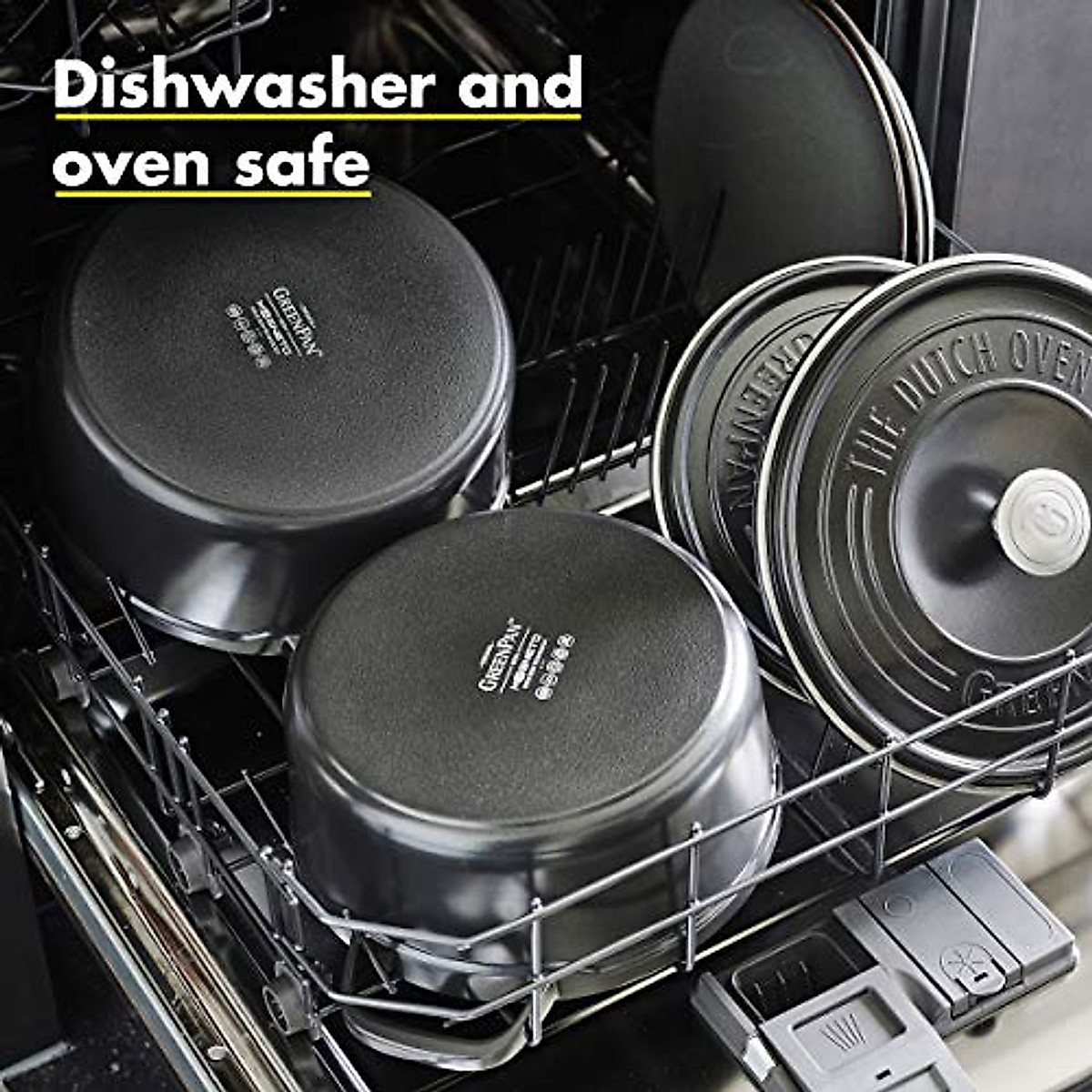 GreenPan SimmerLite 10'' Grill Pan, 11', Slate