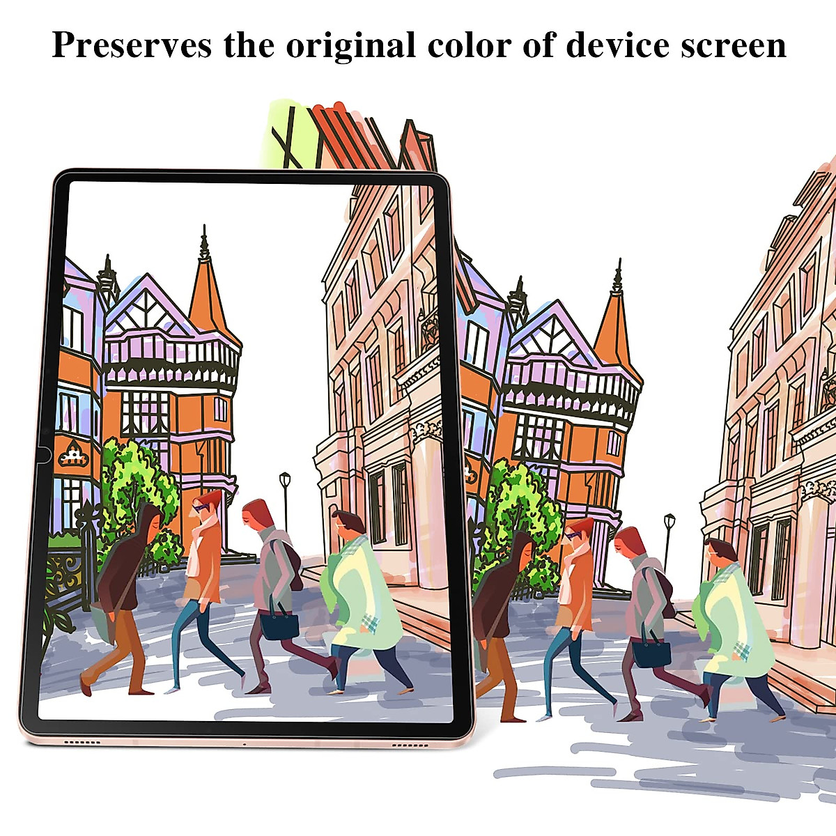 FILMEXT [2 Pack] Tab A8 Like Paper Screen Protector for Samsung Galaxy 10.5 inch Tablet 2022 (SM-X200/X205/X207) Anti-Glare Matte PET Film