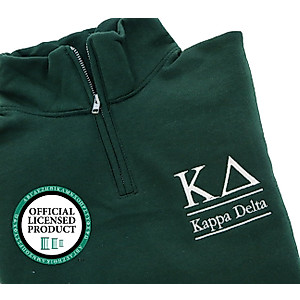 Kappa Delta Quarter Zip Pullover Sweatshirt (L)