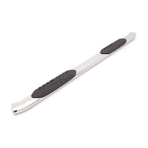 Lund 23785007 Polished Stainless Steel 5" Oval Curved Nerf Bars for 2009-2018 Dodge Ram 1500, 2010-2018 Ram 2500/3500 Crew Cab,Silver,Large