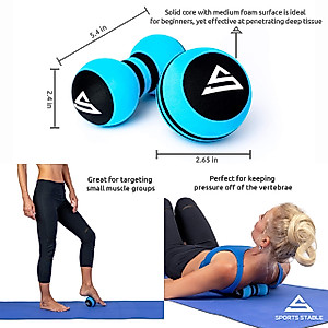 Sports Stable High Density Foam Manual Massage Balls (2)