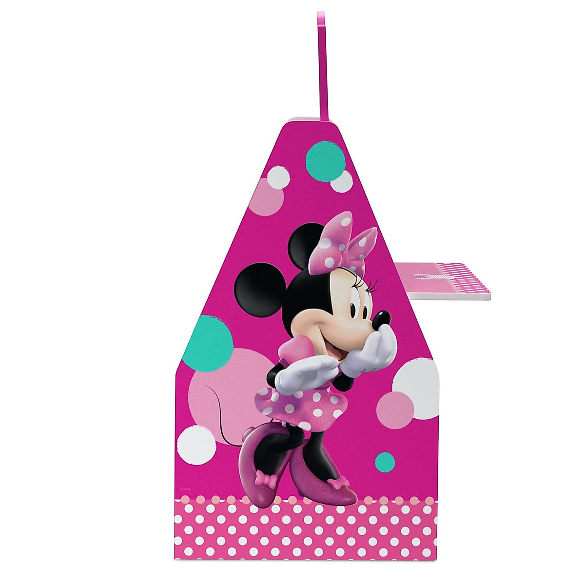 Delta Children Kids Easel and Play Station – Ideal for Arts & Crafts, Drawing, Homeschooling and More - Greenguard Gold Certified, Disney Minnie Mouse