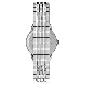 Timex Women's Easy Reader 25mm Perfect Fit Watch – Silver-Tone Case White Dial with Silver-Tone Expansion Band