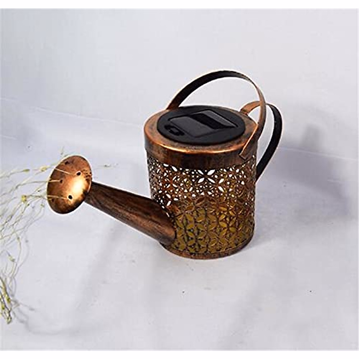 NAXIAOTIAO Watering Can Lights Firefly Bunch Lights Waterproof Waterfall String Lights, Outdoor Garden Fairy Light Decor for Home Path Patio Yard Lawn Metal Statues