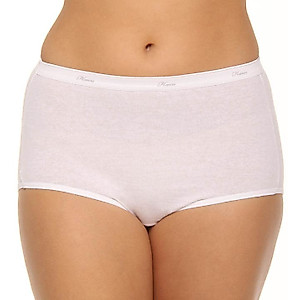 Hanes womens Cotton briefs underwear, 3 Pack - Brief White, 9 US