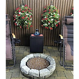 Endless Summer ZAZ1801M Propane Tank Cover | Stylish Cover for Propane Tanks | Propane Tank Hideaway Construction | Fits a 20 Pound Propane Tank | Dimensions - 15.8 x 15.8 x 20.3 Inches