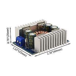 XINGYHENG 8A DC-DC High-Power Buck Boost Converter Module Adjustable Voltage Regulator DC5-30V to 1.25-30V Power Supply Module with Short Circuit Protection