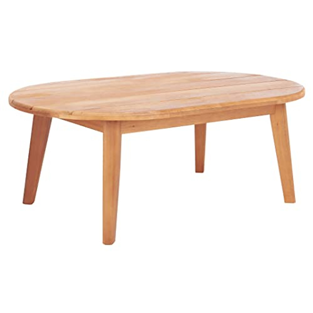 SAFAVIEH PAT7050A Collection Deacon Natural and Beige 4-Piece Outdoor Patio Set