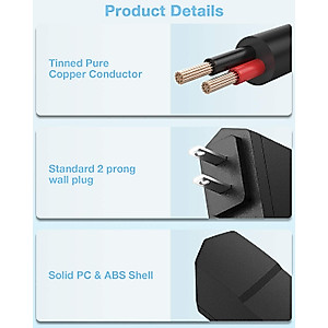 Aclorol 5V 2A Power Supply Adapter 100-240V AC to DC 5Volt 10W 2A 1A Universal Power Charger Converter Transformer 5.5X 2.5mm for WS2812B 5V LED Pixel Strip Lights Security System Router CCTV (5 pack)