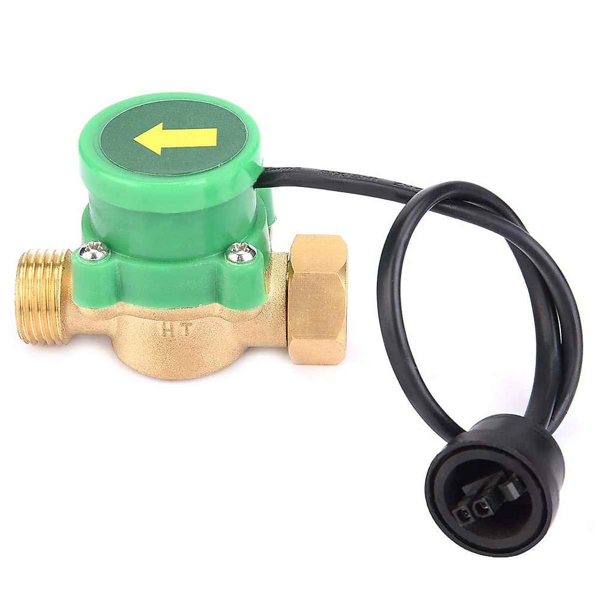 Water Flow Switch,G1/2-G1/2 Thread Water Pump Flow Sensor Electronic Pressure Automatic Control Switch 220V