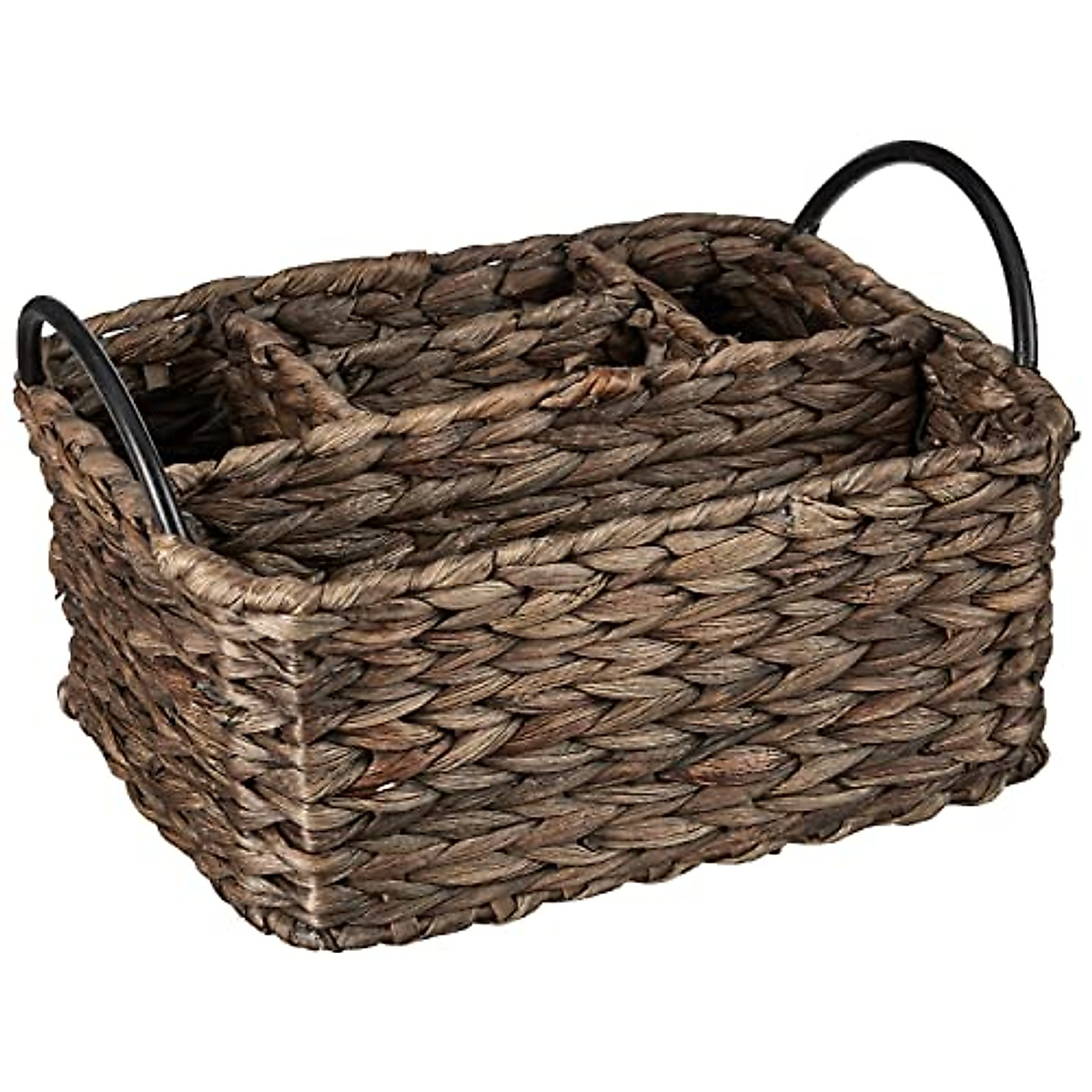 CreativeWare Island Breeze Flatware Napkin Caddy, Clear