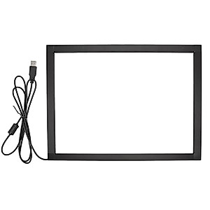 IR Touch Screen Overlay, Plug and Play Infrared Touch Frame for Digital Signage for Touch Kiosks, Desktop PC (22 inch)