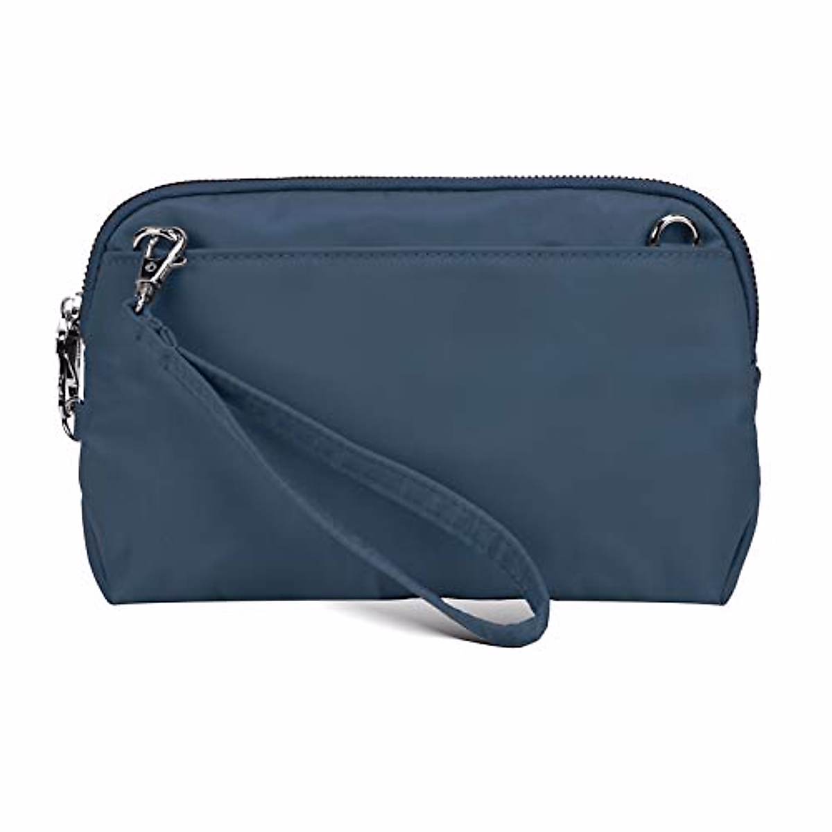 Travelon Women's Anti-Theft Tailored Convertible Crossbody Clutch, Peacock, One Size