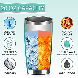 Hexagram Teacher Appreciation Gifts, Teacher Gifts for Women 20 oz Tumbler, Gifts for Teachers, End of Year Teacher Gift, 18/8 Stainless Steel Mug, Teacher Gifts, Teacher Retirement Gifts for Women