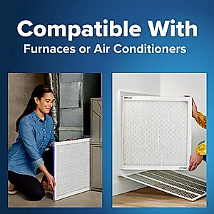 Filtrete 20x20x1 AC Furnace Air Filter, MERV 12, MPR 1500, CERTIFIED asthma & allergy friendly, 3 Month Pleated 1-Inch Electrostatic Air Cleaning Filter, Pack of 2 (Actual Size 19.69x19.69x0.78 in)