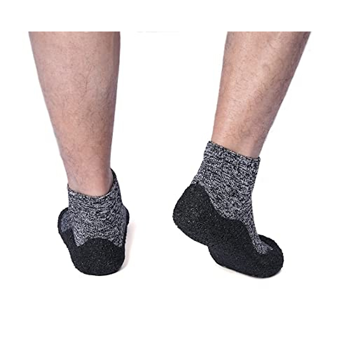 WHITIN Mens Athletic Water Sports Shoes Stylish Aqua Aquasocks Size 13 Barefoot Slip on Swimming Beach Aerobics Pool Surf Yoga Kayak Sailing Sock Shoes Grey