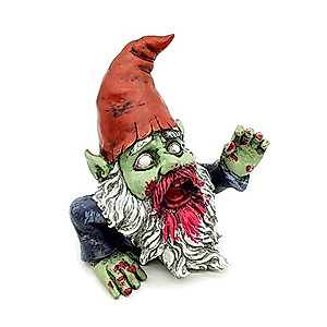 FICITI G150028 Zombie Gnome Garden Statue Sculpture