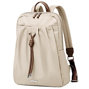 GOLF SUPAGS Stylish Laptop Backpack for Women Water Resistant Slim Computer Bags Fits 14 Inch Notebook (Black)