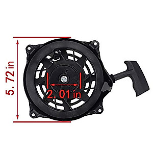 Hilom Rewind Recoil Starter for BS 497680 498144 Toro Lawnboy MTD Snapper Lawnmower Oregon 31-068 Rotary 12368