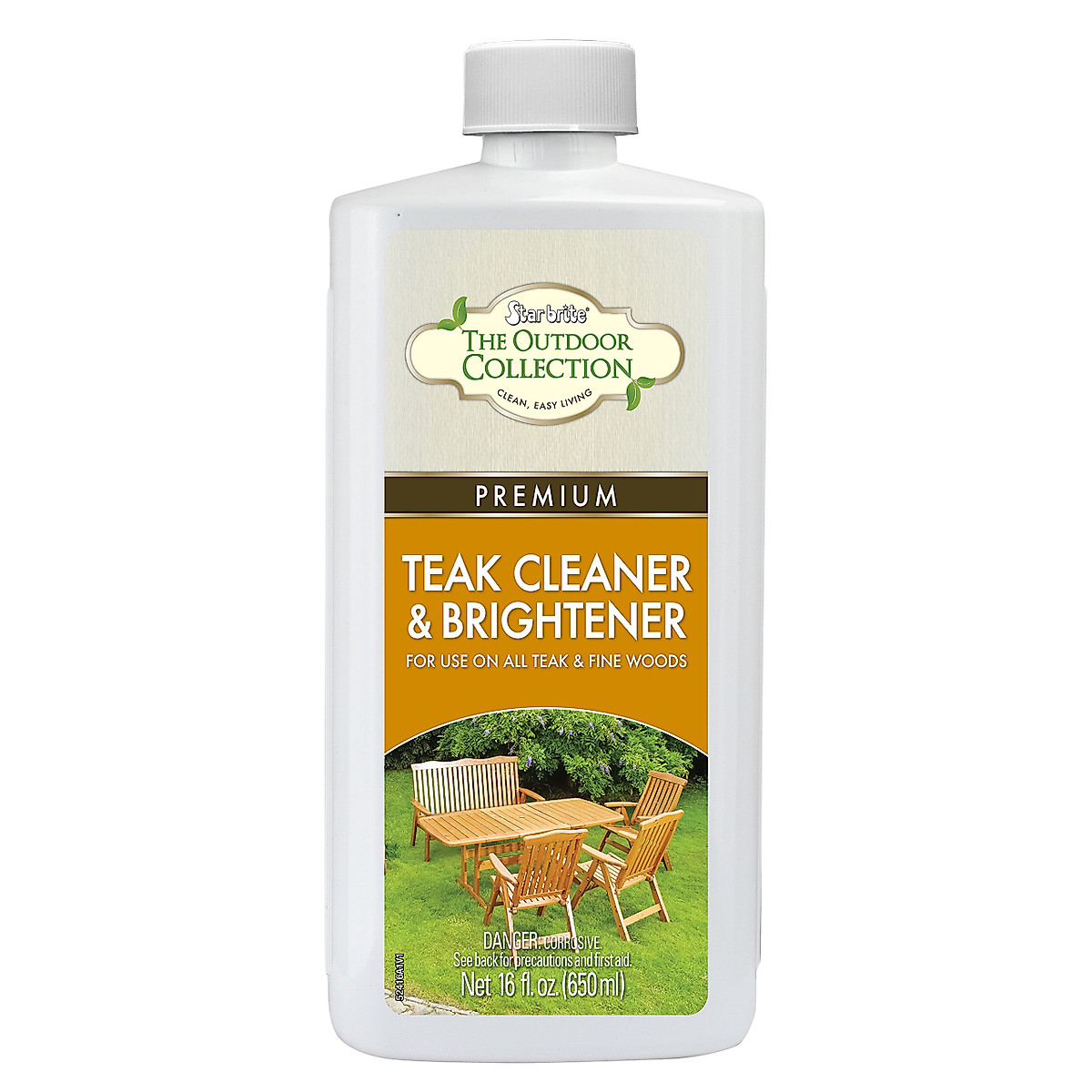 STAR BRITE The Outdoor Collection Teak Cleaner & Brightener - 16 OZ