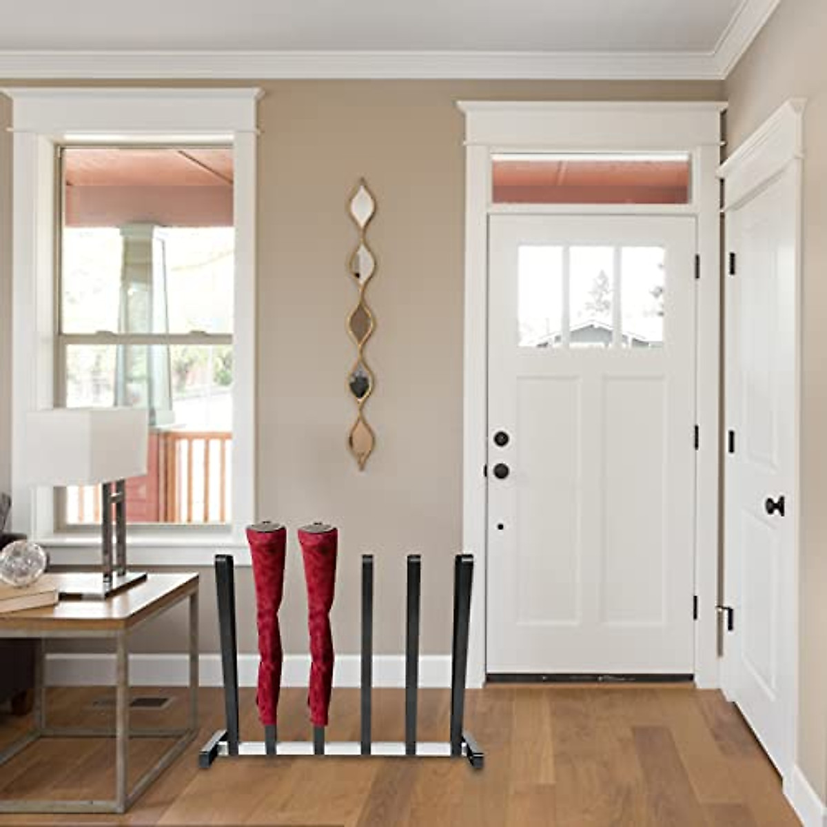 Cabilock Vertical Shoe Rack Vertical Shoe Rack Metal Boot Rack free standing shoe rack boot holder stand tall boot holder rack Freestanding Tall Boots Outdoor Shoe Rack Outdoor Shoe Rack