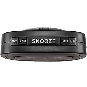 Equity by La Crosse 30228 LED Alarm Clock,Black 4.50"W x 1.85"D x 2.65"H