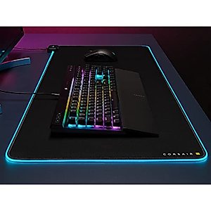 Corsair K70 RGB PRO Wired Mechanical Gaming Keyboard (Cherry MX RGB Red Switches: Linear and Fast, 8,000Hz Hyper-Polling, PBT Double-Shot PRO Keycaps, Soft-Touch Palm Rest) QWERTY, NA - Black