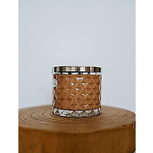 Gold Canyon™ - Gingerbread Cake Scented Candle, Three-Wick, Heritage Diamond-Cut Glass Jar, New & Improved Look 2022