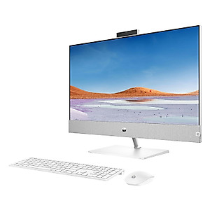 HP Pavilion All-in-One Desktop, 27" 2K QHD Screen, NVIDIA RTX 3050, Intel Core i7-13700T Processor, 64GB RAM, 2TB PCIe SSD, Windows 11 Home, Webcam, HDMI, Wireless K&M, Wi-Fi 6