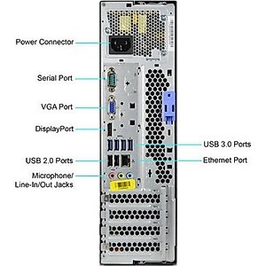 Lenovo IBM Thinkcentre M82 Business Premium Desktop PC Small Form Factor SFF, Intel Quad Core i7-3770 3.4Ghz CPU, 8GB DDR3 RAM, 500GB HDD, DVD, WIFI, Windows 10 Professional (Renewed)