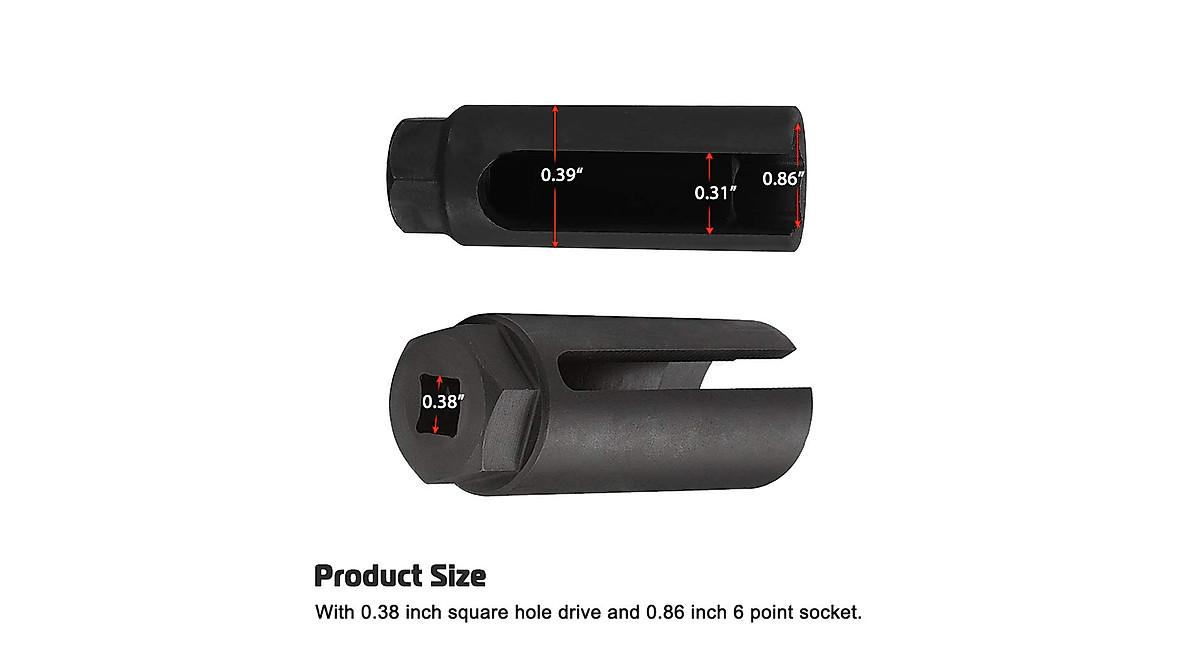 Oxygen Sensor Socket for All Vehicles - Durable & Effective