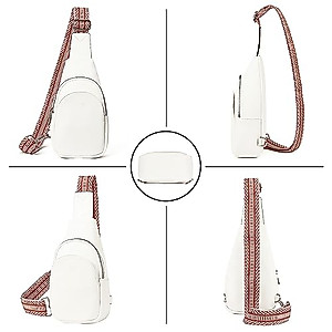 CLUCI Small Sling Bag for Women,Vegan Leather Crossbody Bags for Women,Fanny Packs with Guitar Strap